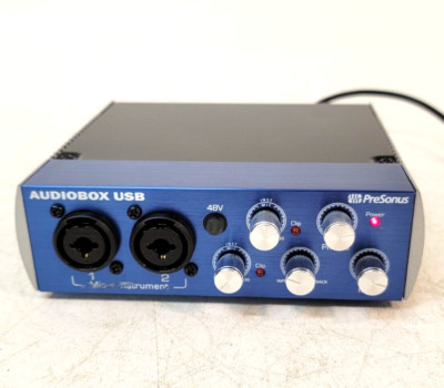 PreSonus AudioBox USB 2x2 Computer Recording Interface Blue | eBay