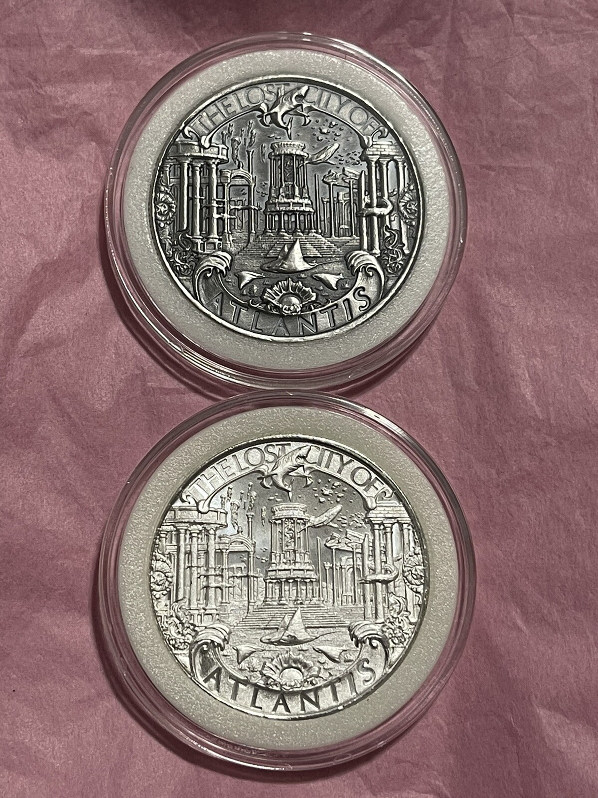 Poseidon God of the Sea Atlantis Coins Each: 1 Troy Oz .999 Fine Silver ...