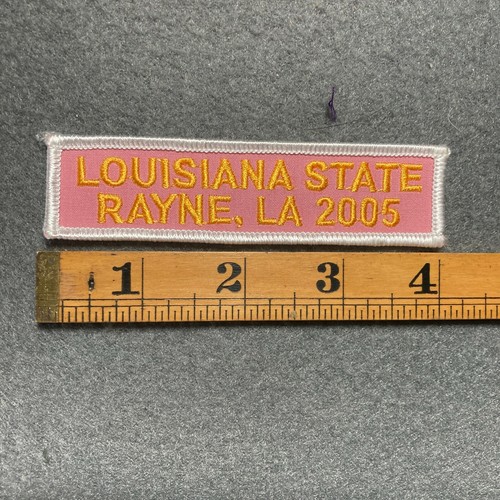 Louisiana State Rayne LA 2005 Patch RV Club Motorhome Winnebago Travel ...