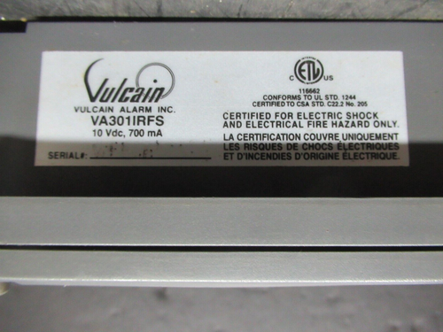 VULCAIN GAS DETECTOR MODULE VA301IRFS 10 VDC 700 mA **WARRANTY INCLUDED ...