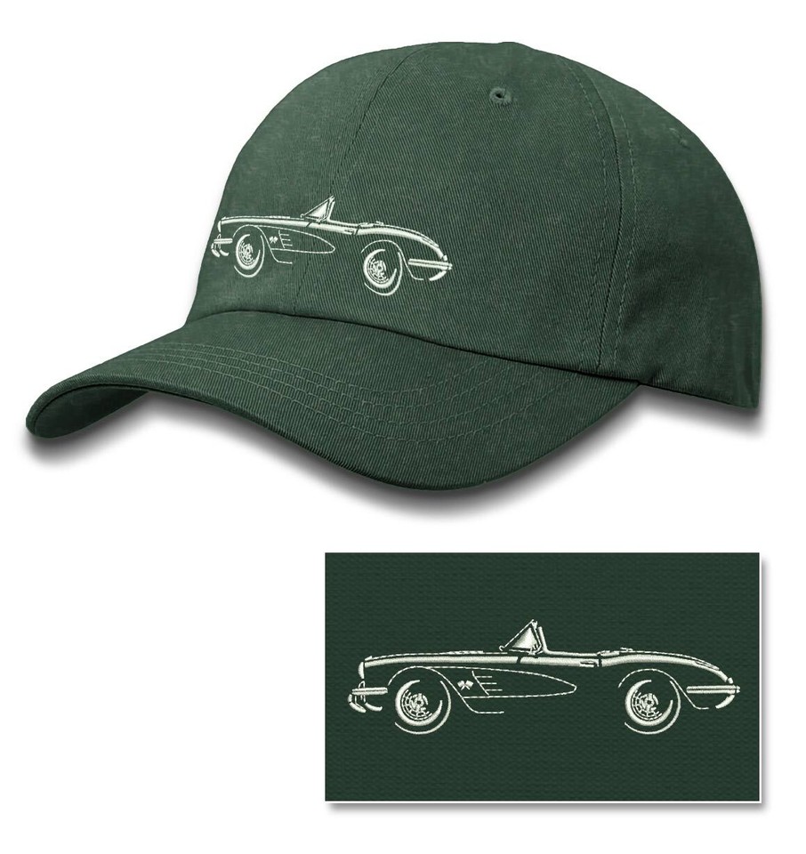 1958 Chevrolet Corvette Convertible C1 Baseball Cap for Men & Women | eBay