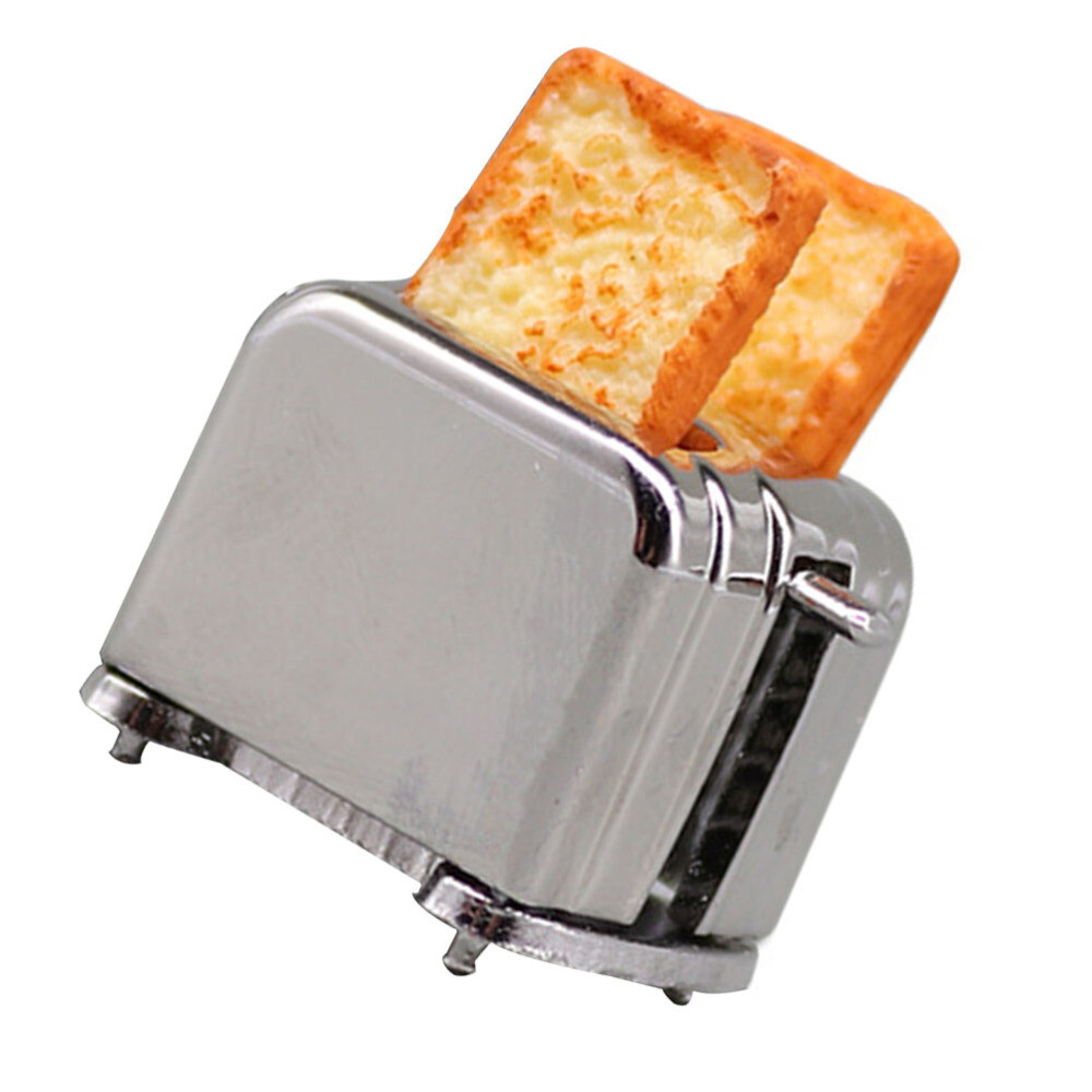 Bread Machine Alloy Child Baking Dollhouse Toaster Kids Toy Accessories Mini | eBay