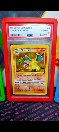 PSA 10 CHARIZARD - Pokemon Base Set Charizard Holo #4/102, Base Set ...
