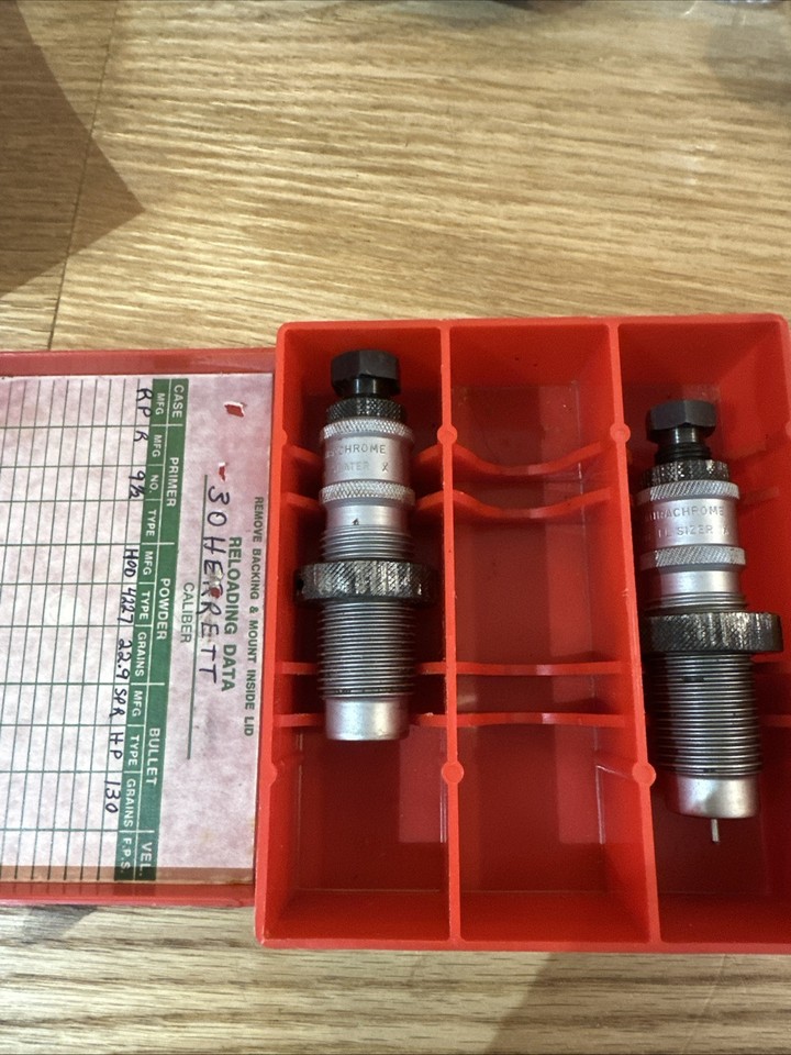 RCBS 17401 30 Herrett Reloading 3 Die Set | eBay