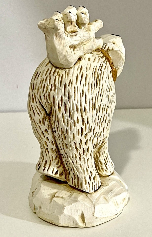 Vintage David Frykman Collection Polar Bear And Cubs Figurines ...