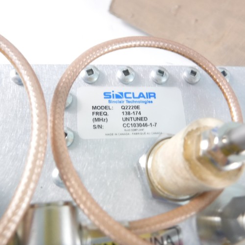 SEE DESC Sinclair 138-174 MHz VHV Band Pass-Band Reject 350 Watt ...