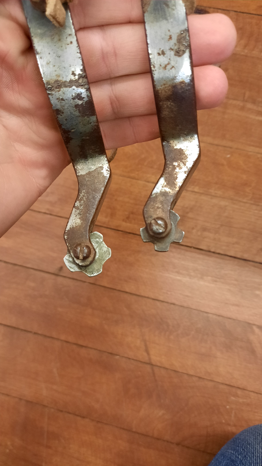 Original NORTH & JUDD SPURS Silver Spurs Marked w/Anchor Cowboy Spurs ...