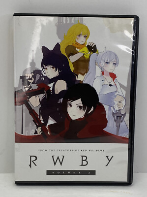 RWBY Volume 2 Anime [DVD] From the Creators of Red vs. Blue - EUC | eBay