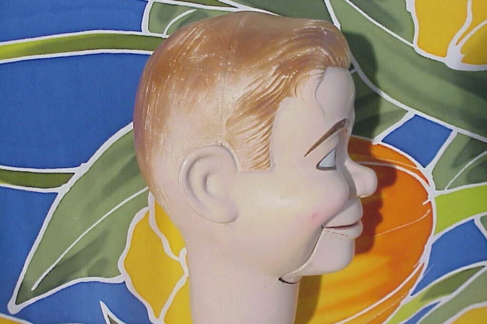 Paul Winchell JERRY MAHONEY 32" Ventriloquist Dummy Headstick - FOR ...