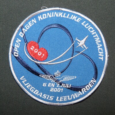 Original Netherlands Royal Dutch Air Force 2001 Open Day Patch | eBay