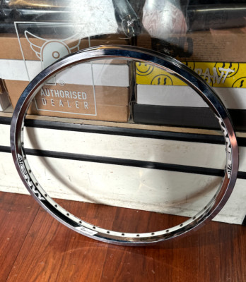 SUN RINGLE CHROME ENVY REAR RIM 20 INCH 20" BMX BIKE 36 HOLE BIKES NEW ...