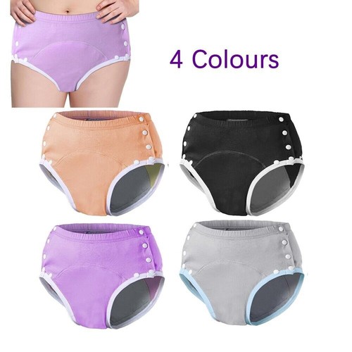 Reusable Waterproof Incontinence Adult Cloth Diaper Incontinence Pants ...