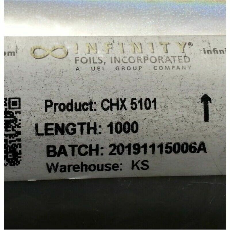 Infinity Foils CHX 5101 Clear Micro Glitter Holographic Stamping Foil ...