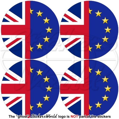 EUROPE European Union-United Kingdom Flag Roundels UK Union Jack 5cm ...