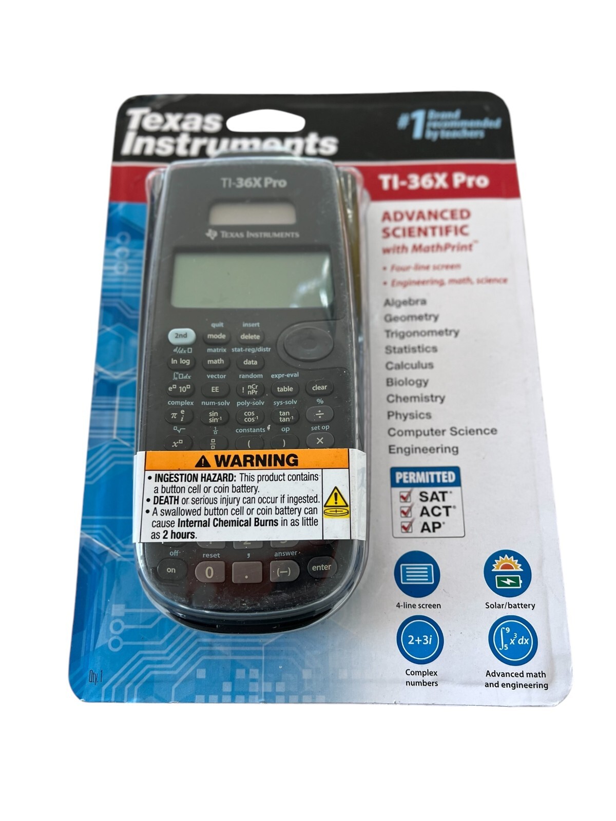 New In BOX Texas Instruments TI-36X Pro Scientific Calculator | eBay