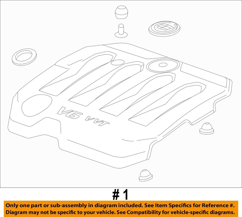 GM OEM 13-15 XTS EngineTransaxle Engine Appearance Cover-Engine Cover ...
