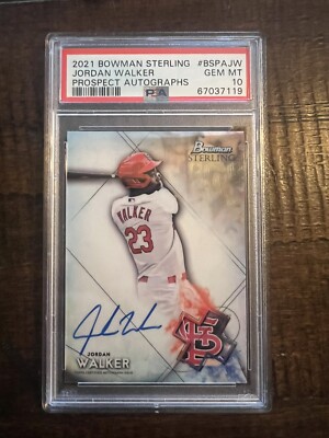 2021 bowman sterling jordan walker autograph GM 10 | eBay