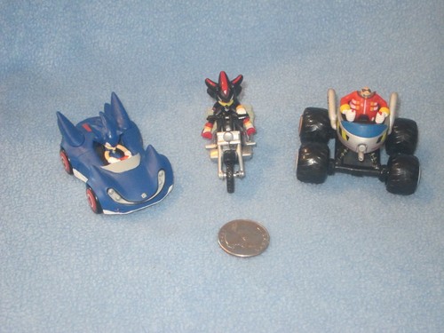 Sonic Sega All-Stars Racing Car Jazwares Sonic Shadow Dr Robotnik ...