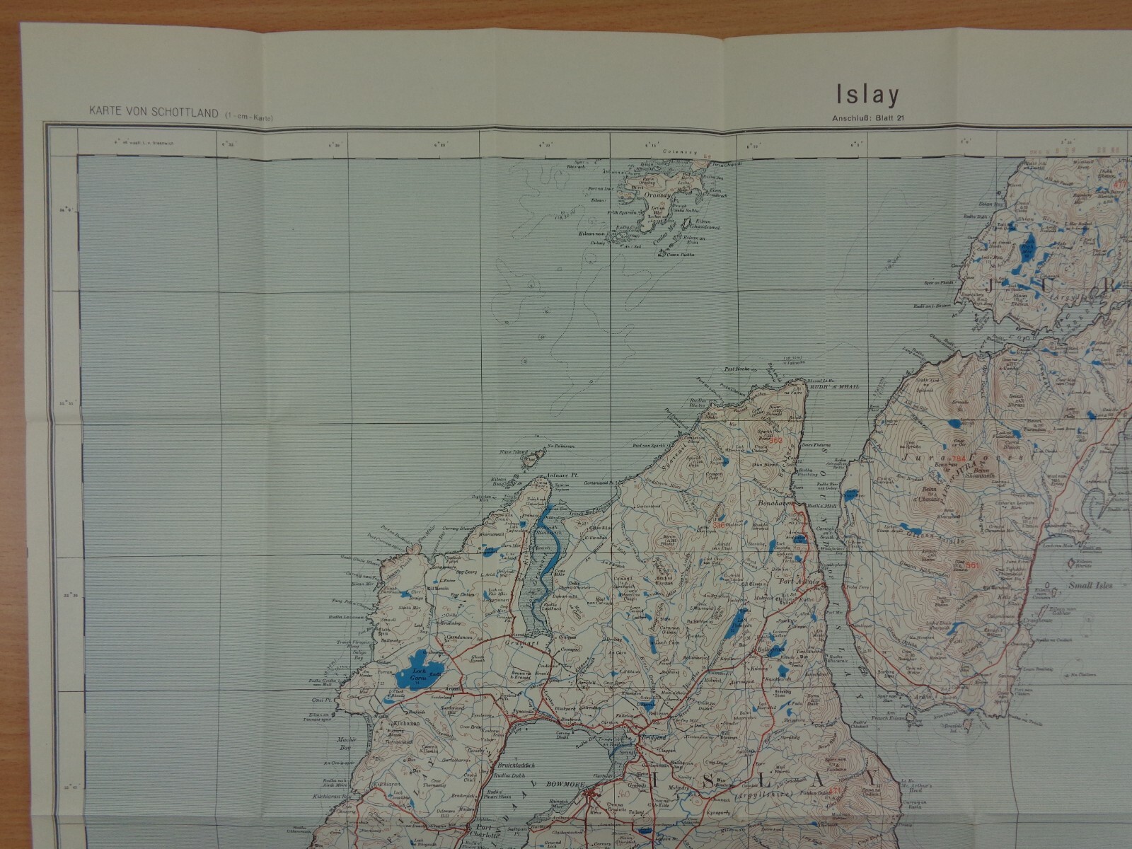 WW2 GERMAN INVASION MAP of "ISLAY" + JURA, KINTYRE etc | eBay UK