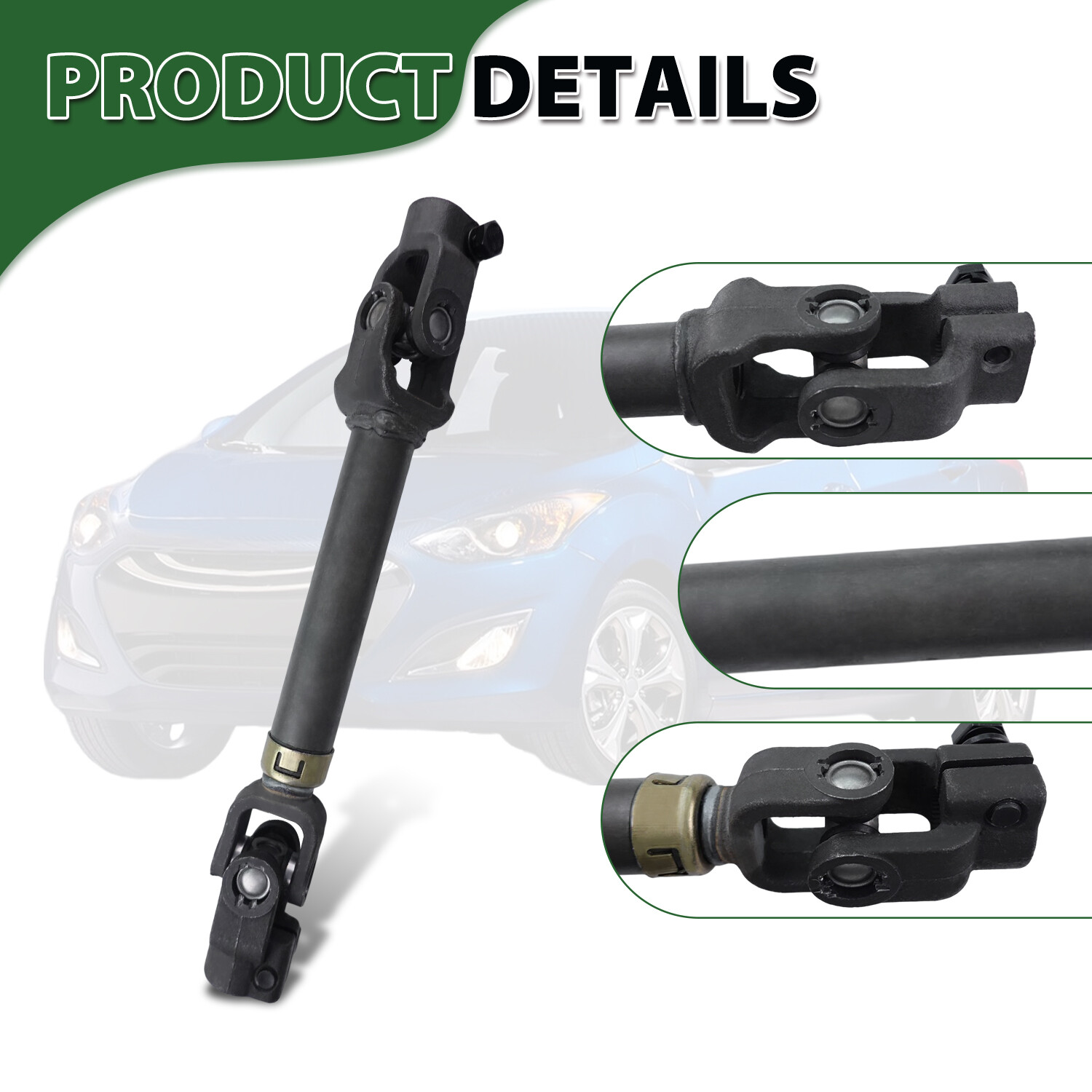 Intermediate Steering Shaft for 2012-2016 Hyundai Elantra Kia Forte ...