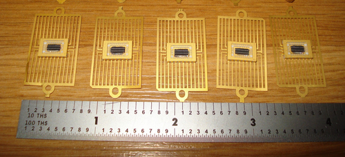 5pcs lot of collectable or gold scrap semiconductor flat packs non ...