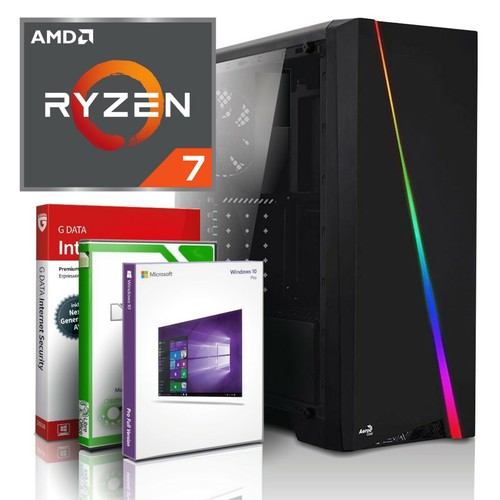 AMD RYZEN 7 4700S Computer GAMING PC 16GB GDDR6 • R7 240 4GB • 128GB ...