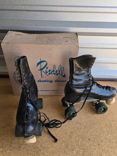 VTG Men's Riedell Roller Skates 103 Red Wing Mens sz 8 9 w/ Box | eBay