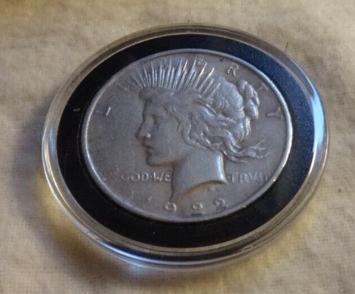 1922 Peace Dollar Heavily Circulated Silver 90% Coin Toner Toned | eBay