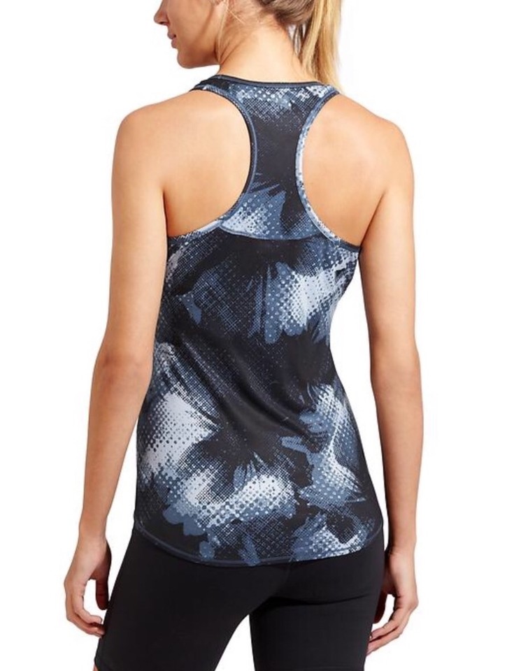 NEW Athleta Chi Tank Electro, Vibrant Cobalt Red Blue, LARGE (L ...