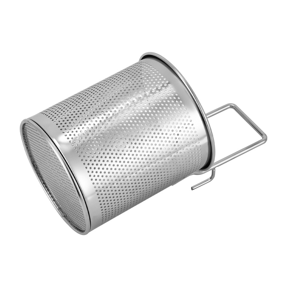 Stainless Steel Spaghetti Strainer Basket Pasta Strainer with Handle ...