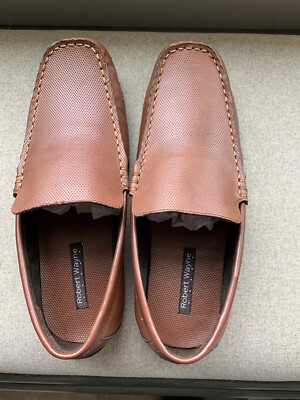 Robert Wayne Keeton Leather Casual Driving Loafer 9.5D Tan New In Box ...
