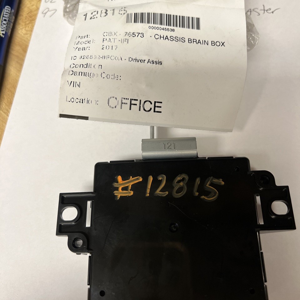 2017-2020 NISSAN PATHFINDER DRIVER ASSIST SONAR CONTROL MODULE 28532 ...