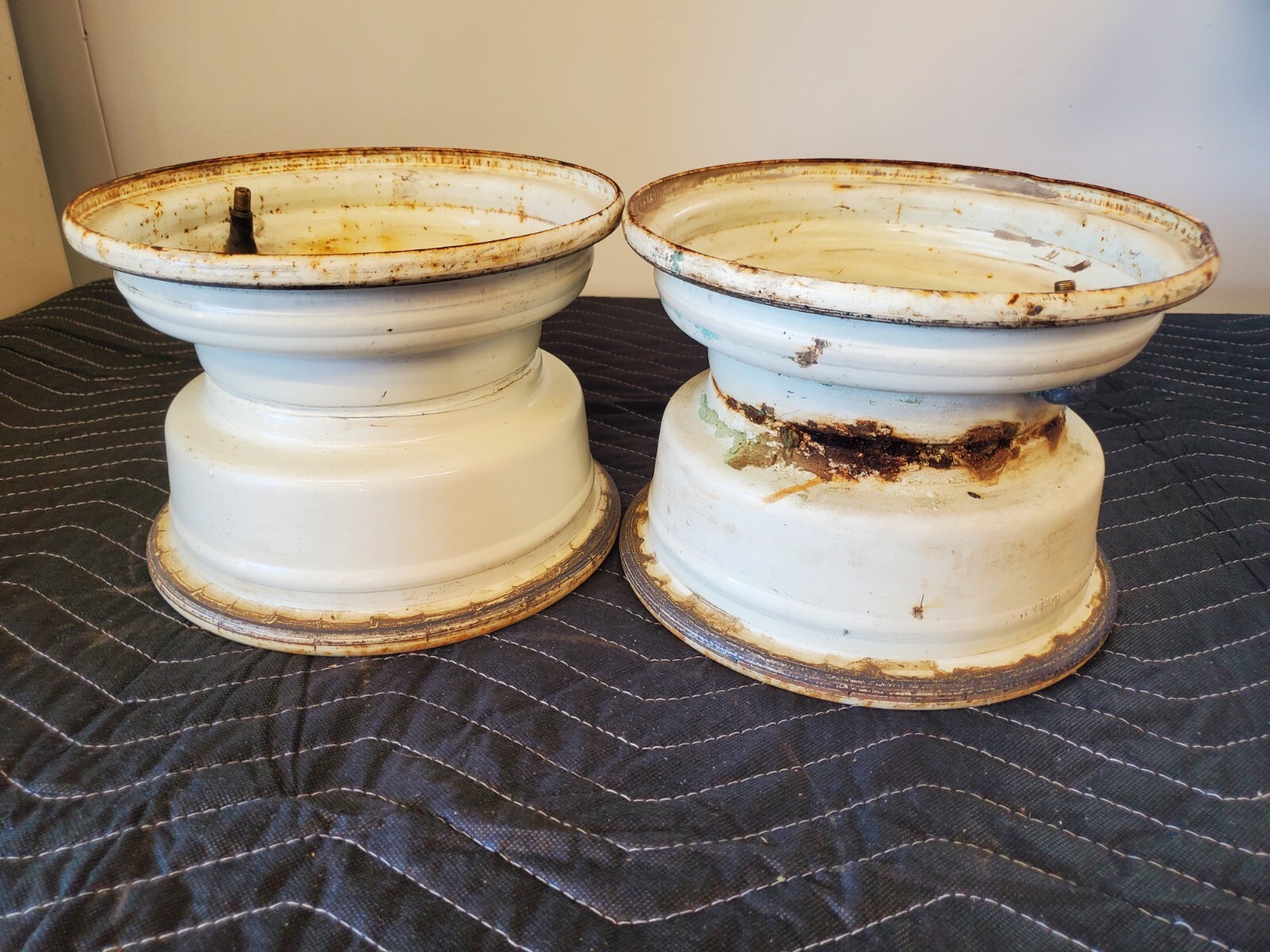 #48A OEM (2) Rims wheels Suzuki LT80 1987-1992 8x5.5 AT FAST SHIPPING 🔥 ...