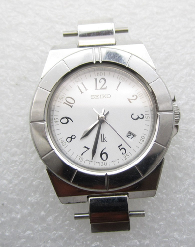 Women Seiko IK Quartz WR Analog 28mm Dial Round Watch (H921) "Untested ...