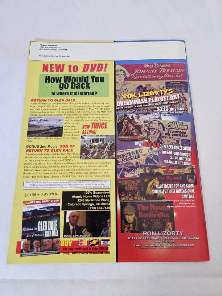 Playset Magazine #39 - May/Jun 2008 - Marx Revolutionary War and Johnny ...
