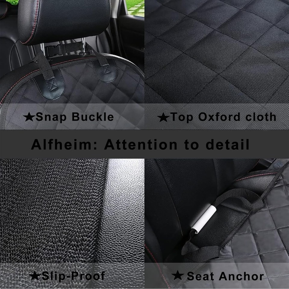 For AUDI SQ5 Premium Seat Cover Quilted Black Pet Dog Car Seat | eBay