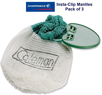 Campingaz Insta-Clip Mantle Pack of 3 - Stellia, Powerhouse & Unleaded ...