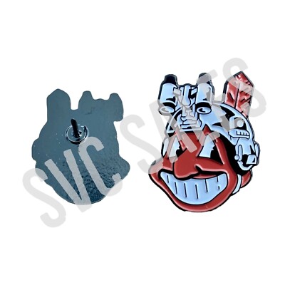 Hat Pin Chief Wahoo Lapel Pins MLB New Era Baseball Hat Pins Cleveland ...