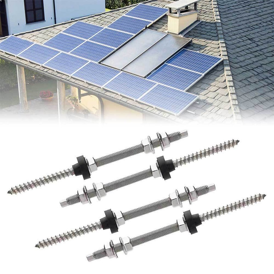 For Mounting Solar Panel Waterproof for Photovoltaic Solar 4Pcs Hanger ...