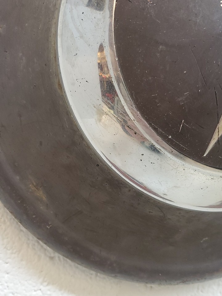 Used 1936-39 Oem Ford Dog Dish Hubcaps Set Of 4 (DD201)SR | eBay