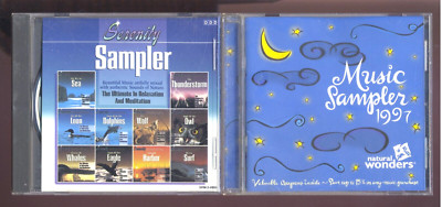 LOT of (2) NEW AGE SAMPLER CDs: SERENITY SAMPLER (CANADA) & MUSIC SAMPLER 1997 ! | eBay