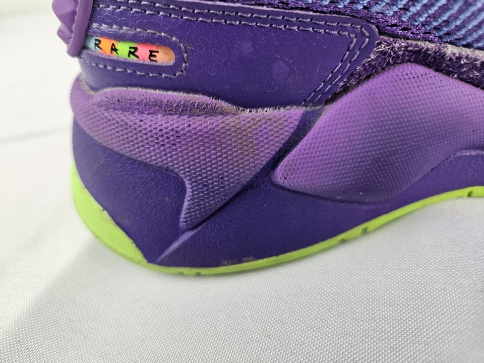 Puma Boys Rare Lamelo Ball RS-X Galaxy Purple Basketball Shoes Size 4C ...