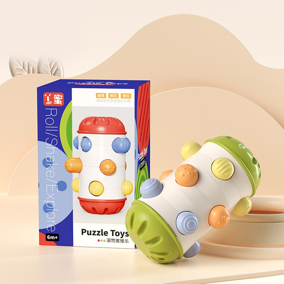 Toddler Roller Toy Toddlers Educational Infant Tummy Time Spinning Tube ...