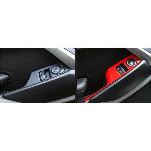 Red Steel Window Lift Lock Switch Panel Trim Auto For Chevrolet Camaro ...