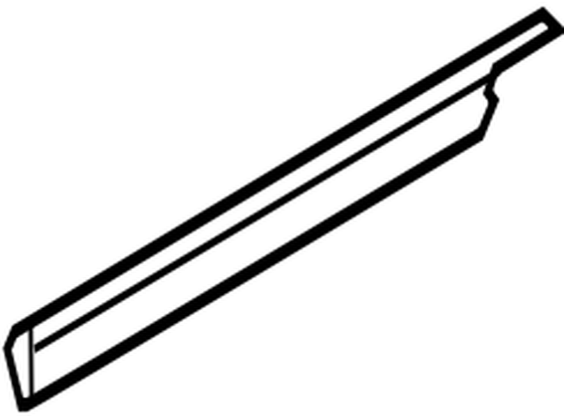 68160-0C020 Toyota Weatherstrip assy, front door glass, outer rh ...