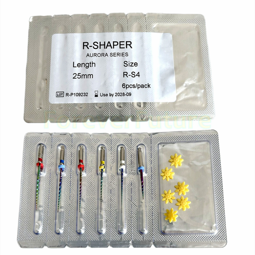 Dental Nano Coating Files R-Shaper Heat Activated Cm Niti Triangle ...