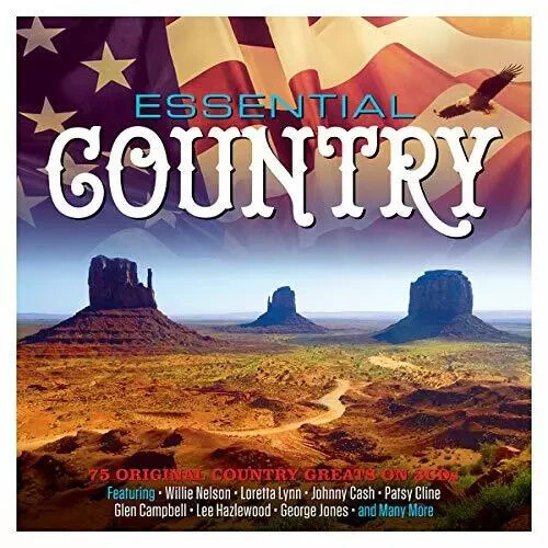 ESSENTIAL COUNTRY - 75 ORIGINAL COUNTRY GREATS ON 3CD ALBUM NEW/SEALED ...