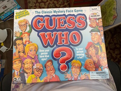 GUESS WHO? The Classic Mystery Face Game - NEW | eBay