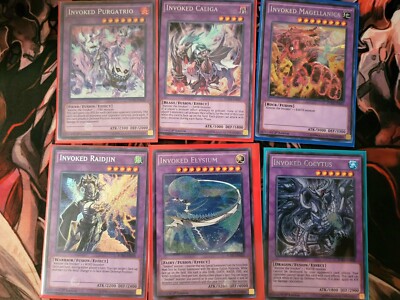 YUGIOH INVOKED CALIGA + RAIDJIN + PURGATRIO + MAGELLANICA + ELYSIUM ...