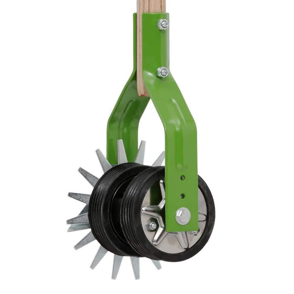 Ames Manual Edger 62.5"H Dual Wheel Rotary Edger Self-Sharpening+Self ...